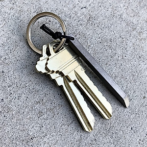 Mighty Mini Bar - Titanium Key Chain Pry Bar, Ultra Minimalist Slim EDC Small Prybar Multitool, Keychain Pry Tool, Every Day Carry Mini Prybar. Made by Gear Spool