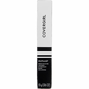 CoverGirl Outlast Lipcolor Moisturizing Topcoat Clear [500] 0.06 oz (Pack of 4)