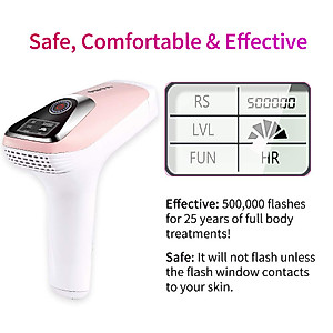 VEME IPL Laser Hair Removal for Women & Men Permanent Painless, at-Home Hair Removal Device - Facial, Lip, Bikini, Whole Body,FDA Cleared,Auto Mode/ 5 Energy Upgraded Professional Hair Remover