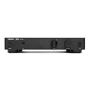 Drop THX AAA ONE Headphone Amplifier - Desktop Amp with Single-Ended RCA Inputs and Preamp Output, Black