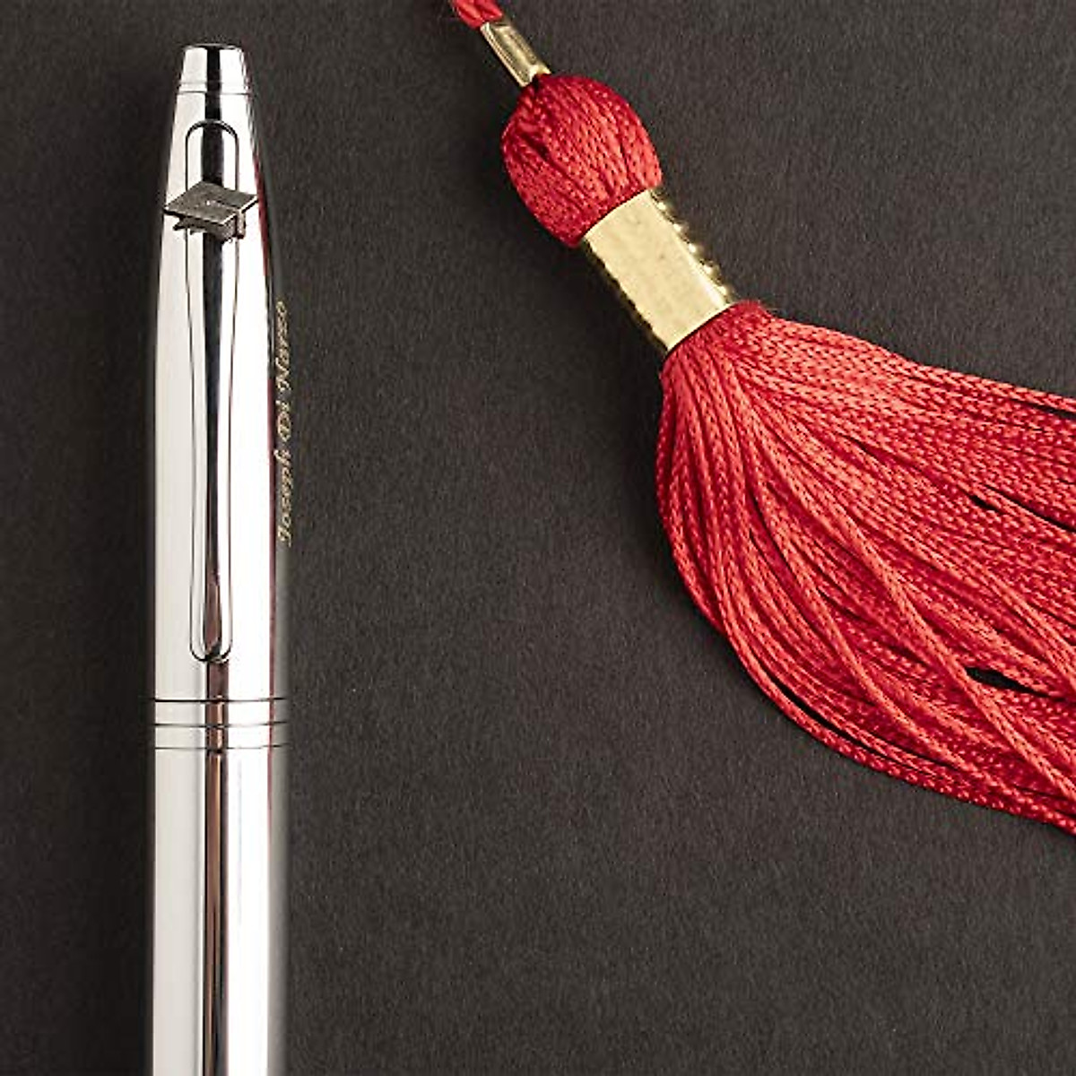 Dayspring Pens Cross Pen | Personalized Graduation Gift Pen - Cross Calais Ballpoint Pen with Grad Emblem on Clip. Engraved/Personalized with name or message in 1 day
