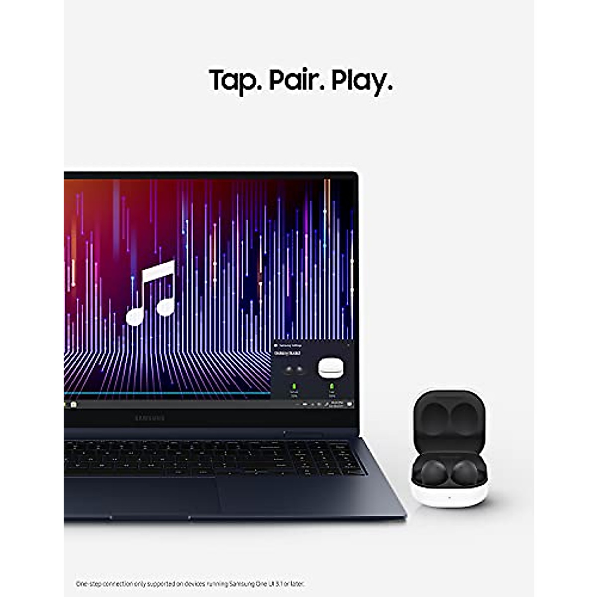 SAMSUNG Galaxy Buds 2 True Wireless Earbuds Noise Cancelling Ambient Sound Bluetooth Lightweight Comfort Fit Touch Control US Version, Graphite