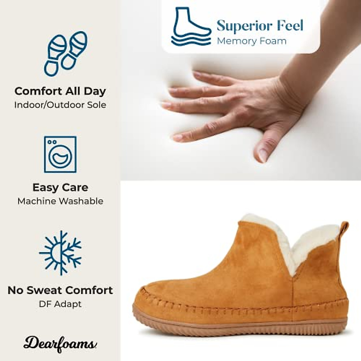 Dearfoams mens Alpine By Dearfoams Men's Brixen Boot Slipper, Whiskey, Large US