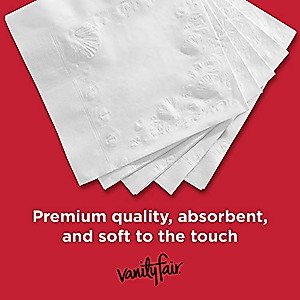 Vanity Fair Everyday Paper Napkins, 150 Count, Disposable Napkins Made Soft And Smooth For Everyday Meals