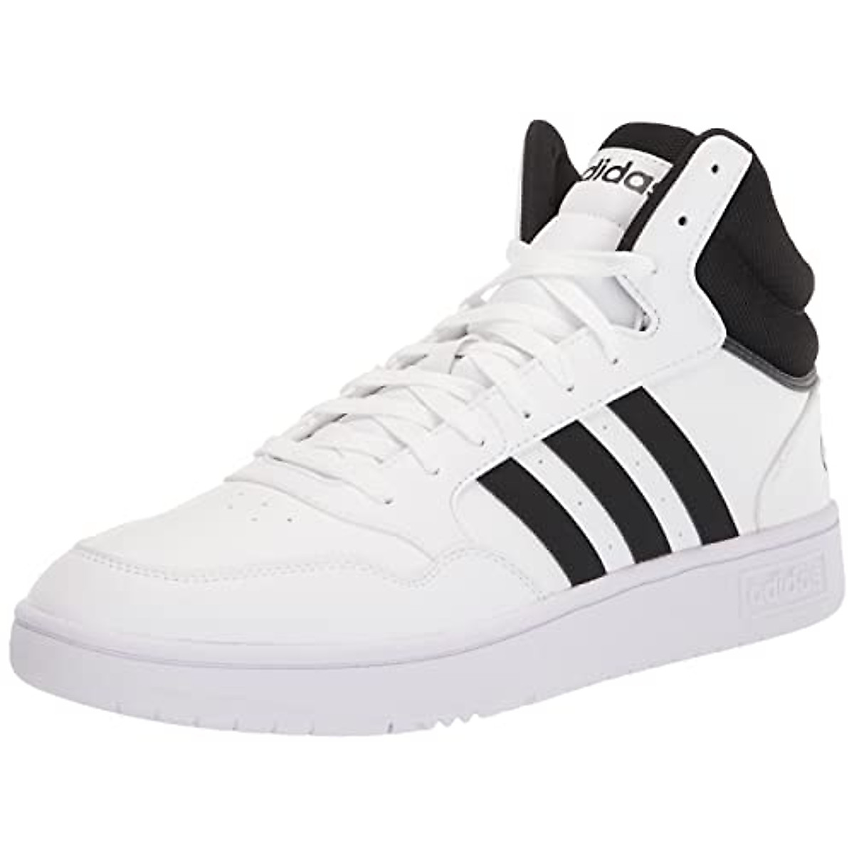 adidas Adult Hoops 3.0 Mid Core Black/Core Black/White 13