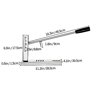 VEVOR Stainless Steel Oyster Shucker Tool Set, Clam Opener Machine with G-Clip for Easy Operation, Solid Option for Hotel Buffets or Gift