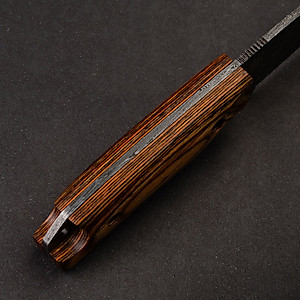 Forseti Steel Boone Damascus Steel Skinner Knife