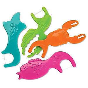 SmileGoods FlosSeas Flossers, 30 Flossers Per Pack, Bulk Case of 12 Packs, 360 Total Flossers