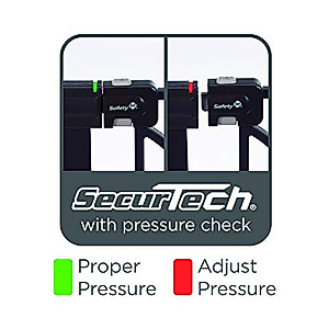 Safety 1St Décor Easy Install Tall & Wide Baby And Pet Gate With Pressure Mount Fastening