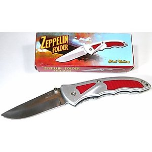 8 1/4" Zeppelin Folder Single Blade Locking Tacticle Knife