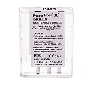 Dental Coltene ParaPost X Drills 3pcs per Kit