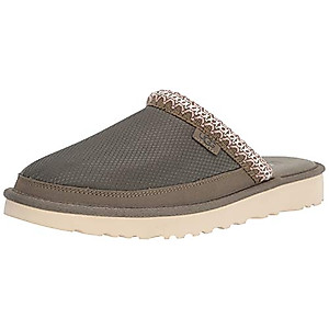 UGG Men's Tasman Slip-On ULD Mono Slipper, Moss Green, 8