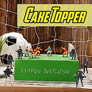 18 Pcs Special Forces Army Men Soldier Combat Movable Action Figures Army Guys Plastic Toy Soldiers Playsets Military Toy Men with Military Weapons and Accessories for Teens Party Decoration, 4 Inch