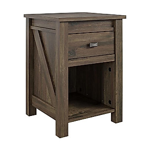 Ameriwood Home Farmington Night Stand, Rustic ,Small, Century Barn Pine -