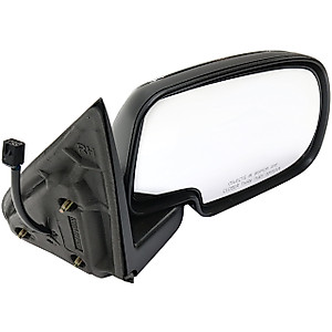 Kool Vue Right Power Non-Heated Door Mirror Compatible With Chevrolet Silverado 1500 1999-2002 Without Puddle Lamp Chrome Extended Cab & Standard Cab