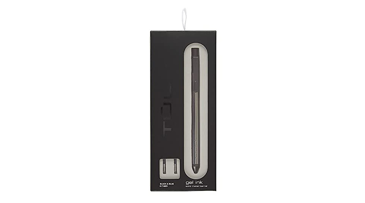 TUL Fine Writing Solid Metal Gel Pen | 0.7mm + Refills