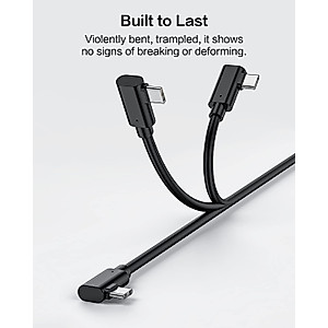 TechMatte Link Cable 16FT/5M Compatible with Oculus Quest 2/1, PC/Steam VR, 5Gbps High Speed PC Data Transfer, USB 3.2 GEN1 Type C to C, with USB-C to USB-A Adapter, Cable for VR Headset and Gaming PC