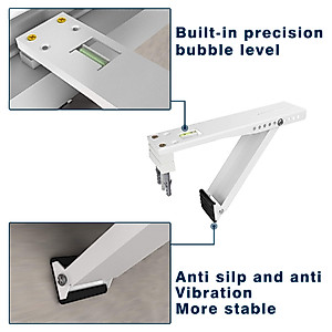 Pearwow Window Air Conditioner Support Bracket, 85 lbs Light Duty Air Conditioner Support Bracket,Universal Window AC Bracket,Designed for AC Unit 5,000 to 10,000 BTU