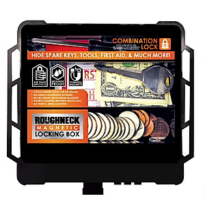 Roughneck Magnetic Locking Box - Impulse Retail Ready Display of 6 Each