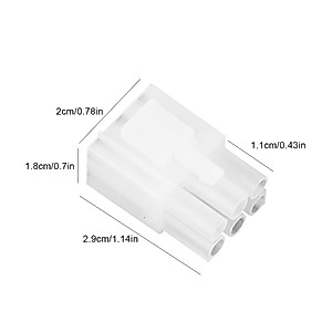 B ewinner 5pcs 6 Pin Short Power Connectors for Radio Interface Cable Adapter Suitable for Short FT-857D, FT-897D from YAESU, for ICOM IC-725A