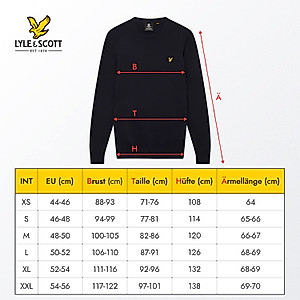 Lyle & Scott Men's Logo Sweatshirt, Black, L