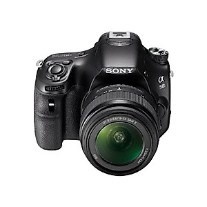 Sony SLT-A58K Digital SLR Kit with 18-55mm Zoom Lens, 20.1MP SLR Camera with 3-Inch LCD Screen (Black)