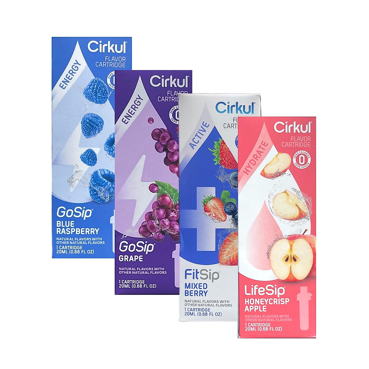 Cirkul Flavor Random Variety Pack Flavor Cartridges with Assorted Flavors (4 pack)