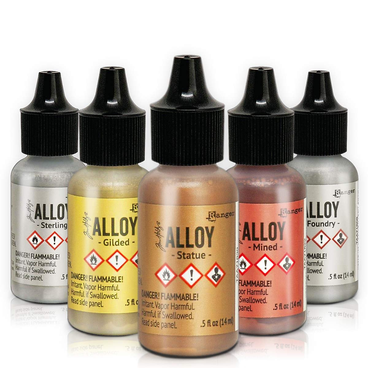 All 87 Ranger Tim Holtz Alcohol Inks with New 2020 Colors, Complete Set with Alloys, Mixatives, Pixiss Blending Tools, Mini Blending Tools and Foams, Premium Brush Set for Alcohol Ink and Mini Mister