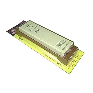 KING Whetstone Knife Sharpening Stone with Plastic Base S-45P #4000　176×52×15mm (6.9 x 2 x 0.5")