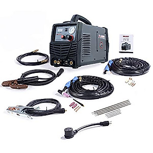 AMICO CTS-180, 180-Amp High Frequency Start TIG Welder, 160-Amp Stick Arc Welder, 40-Amp Plasma Cutter, 3-in-1 Combo Welding Cutting