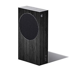 Mighty Skins Skin Compatible with Xbox Series S - Black Wood Protective, Durable, and Unique Vinyl Decal wrap Cover Easy to Apply, Remove, and Change Styles Made in The USA (MIXBSERS-Black Wood)
