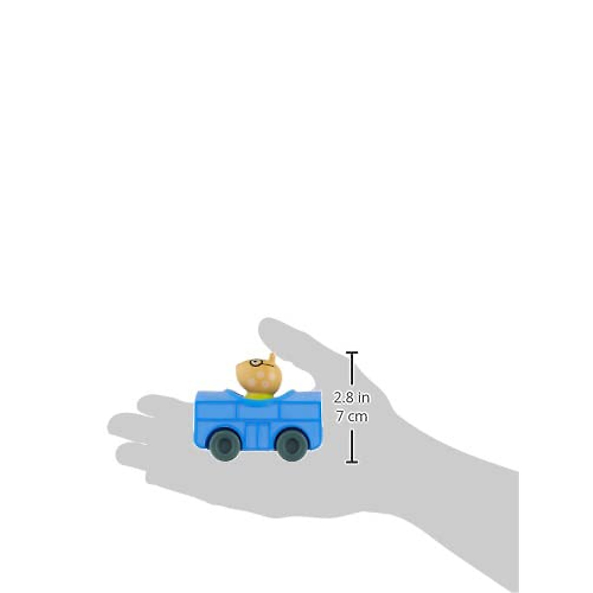 Peppa Pig Peppa’s Adventures Little Buggy Vehicle, Preschool Toy for Ages 3 and Up (Pedro Pony in School Bus)