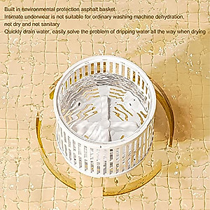 Mini Washing Machine, 4.5L Portable Compact Washer 10 Minutes Automatic Stop Single Tub Washer for Apartment, Camping, RV, Travel Turbine Washers for Laundry, Underwear, Socks Baby Clothes