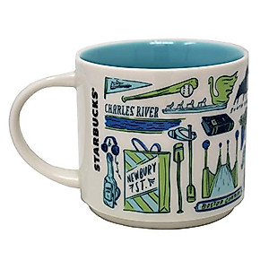 Starbucks Coffee Mug - Been There Series Across The Globe (Boston), 14 ounces