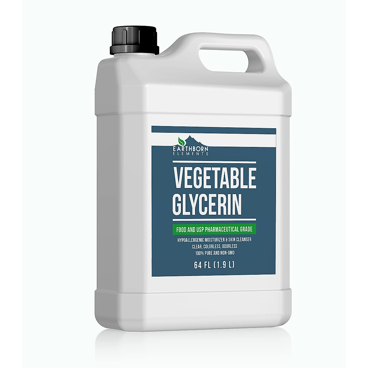Earthborn Elements Vegetable Glycerin Half Gallon, Pure & Undiluted, No Additives