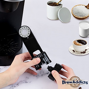 Brew Addicts Water Filter for Keurig 1.0 Coffee makers. Starter Kit: 6 filters & 1 Filter Holder. Replacement Water Filter Cartridges Kit Compatible with Classic Brewers