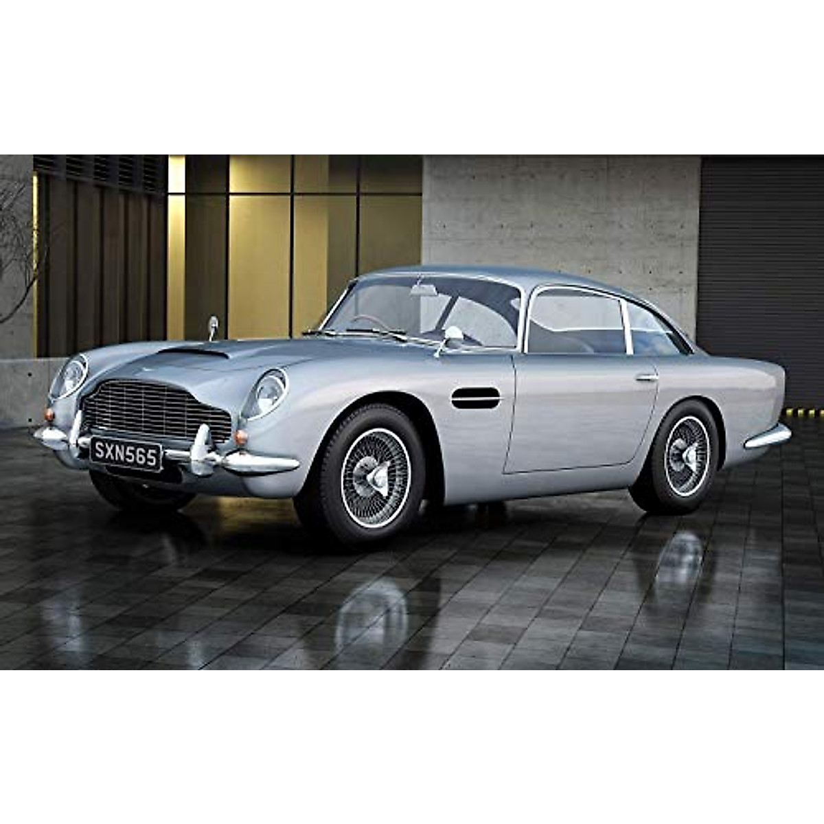 Airfix Aston Martin DB5 Silver 1:32 Sports Car Plastic Model Gift Set A50089B