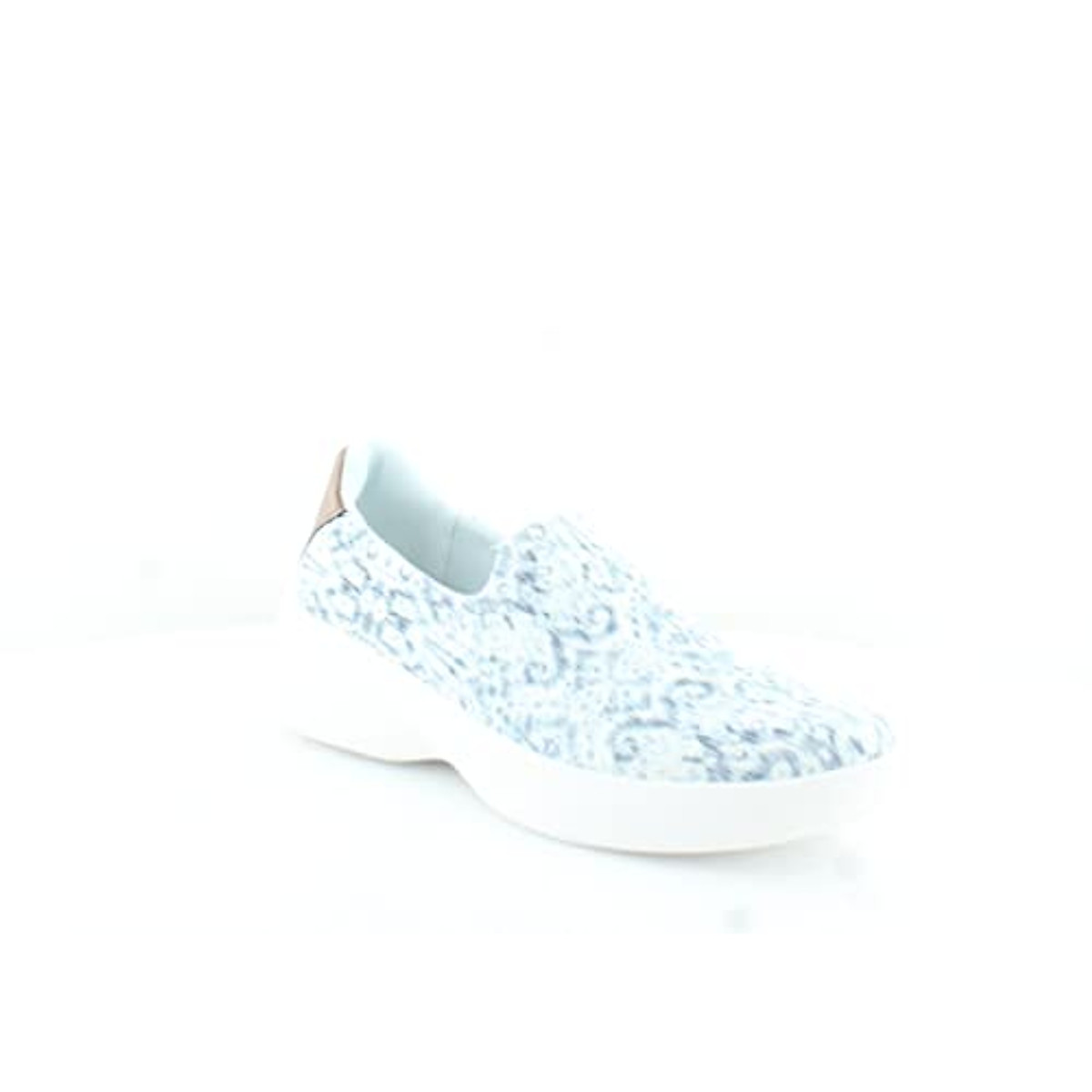 BZees Womens Easy Going Lifestyle Walking Slip-On Sneakers Blue 8.5 Medium (B,M)