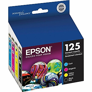 Epson T125120-BCS DURABrite Ultra Black and Color Combo Pack Standard Capacity -Cartridge -Ink