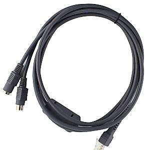 CBA-K01-S07PAR PS2 Keyboard Wedge Cable for Motorola Symbol LS2208 DS4278 6FT Straight