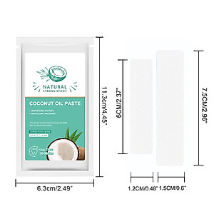 Teeth Whitening Strip, Professional Teeth Whitening Strips - Coconut Flavor, Fast Remove Smoking, Clean Yellow Teeth Stain, Reduced Sensitivity New Formula Oral Care Whitening Strips