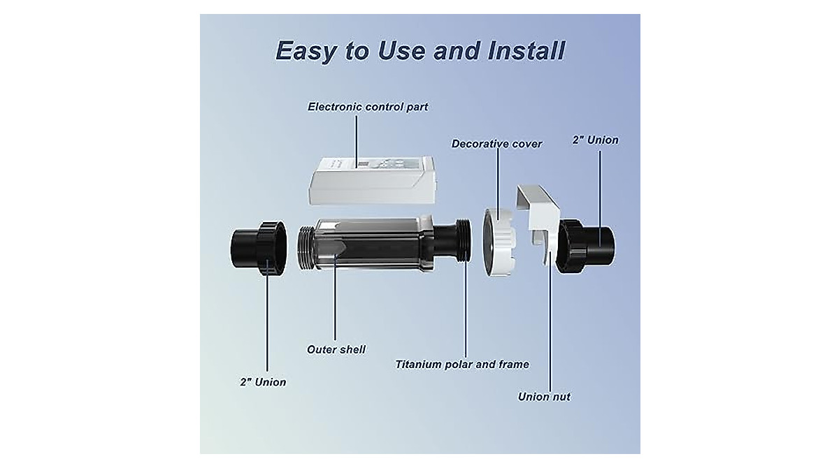 Pomeade Pool Salt Chlorine Generator Up to 25,000 Gallon, Salt Water ...