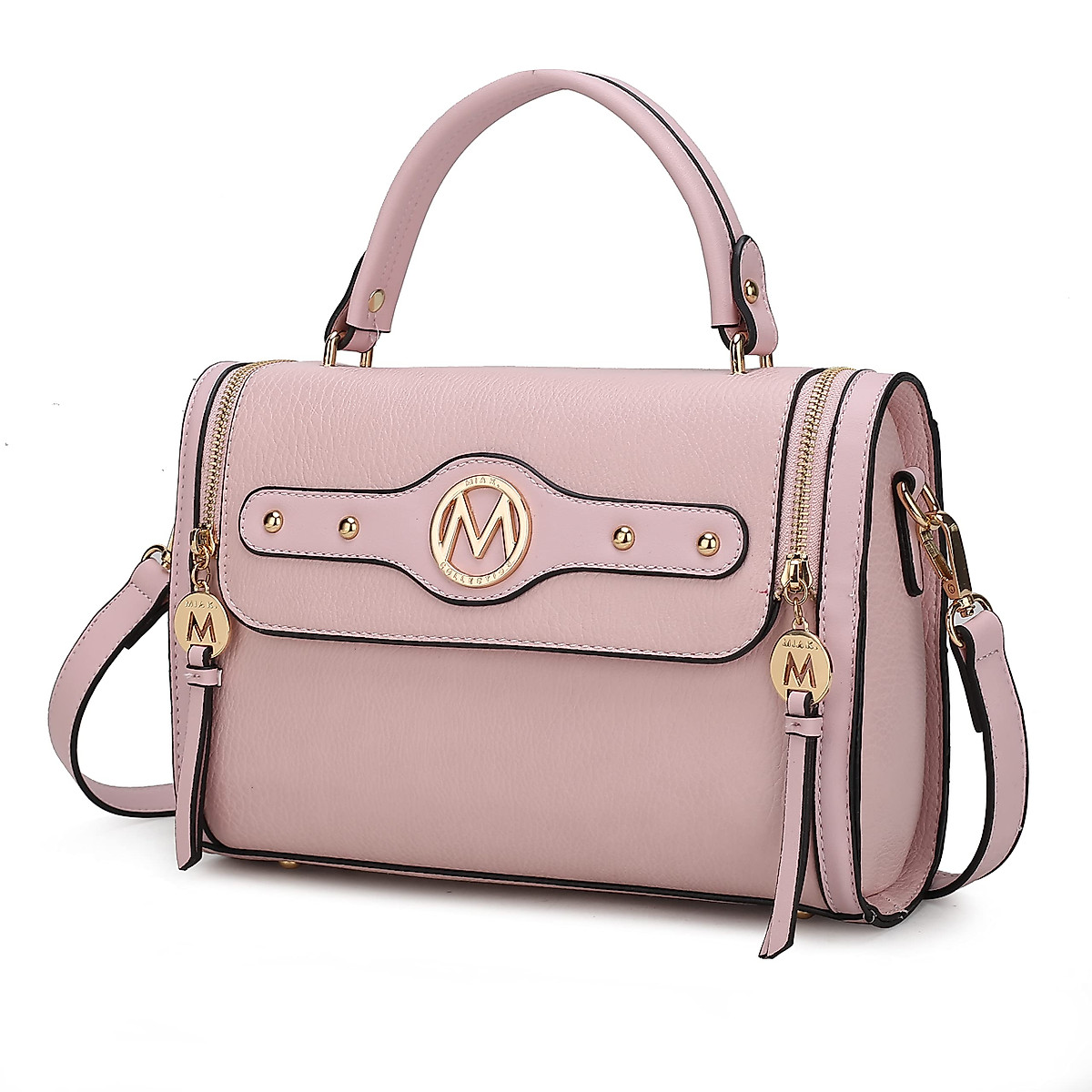 MKF Collection Crossbody Bag for Women, Handbag Purse Top-Handle Shoulder Bag By Mia K