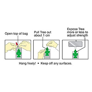 LITTLE TREES Air Fresheners Car Air Freshener. Hanging Tree Provides Long Lasting Scent for Auto or Home. Cinnamon Apple, 24 Air Fresheners