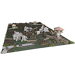 Battle Systems – Modular Fantasy Scenery – Perfect for Roleplaying and Wargames - Multi Level Tabletop Terrain for 28mm Miniatures – Colour Printed Model Diorama – DND Warhammer (Battlefield)