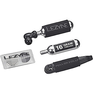 Lezyne, Repair Kit, CO2 Inflator, Threaded, Presta, Schrader, 2x16g