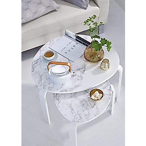 Yancorp 16"x120" White Gray Contact Paper Peel and Stick Wallpaper Marble Removable Wallpaper Pull and Stick Countertops Self-Adhesive Backsplash for Cabinets (16"x120")