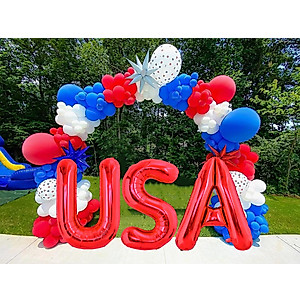 40 Inch Large Red Letter W Balloons Alphabet W Letter Balloons Foil Mylar Big Letter Balloons for Birthday Party Anniversary New Year Graduation Wedding Decorations