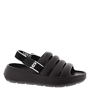 UGG Unisex-Child Sport Yeah Sandal, Black, 2 Big Kid