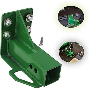 NIXFACE Rear Trailer Hitch Receiver Fit for John Deere Gator 4x2 6x4 Old Style W/Bolts Green